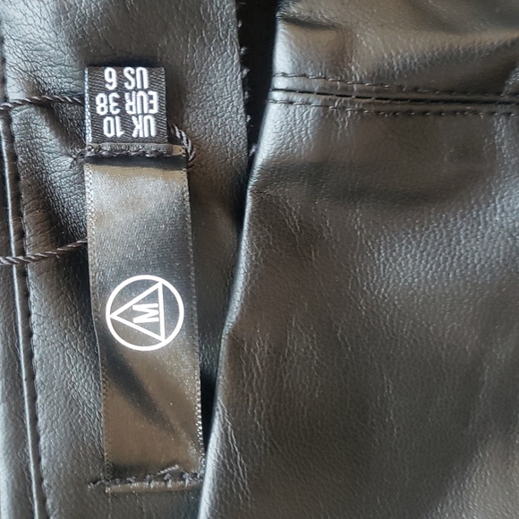 Missguided | Skirts | Missguided Size 6 Black Faux Leather Skirt | Poshmark